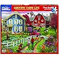 Amazon.com: White Mountain Puzzles Country Farm Life, 1000 Piece Jigsaw ...