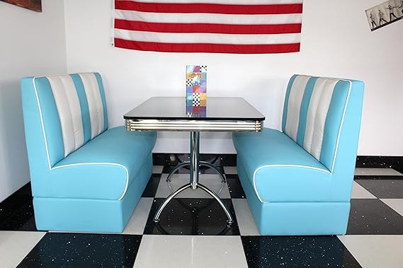 Just-Americanacom American Diner Furniture 50s Style Retro Black Table ...