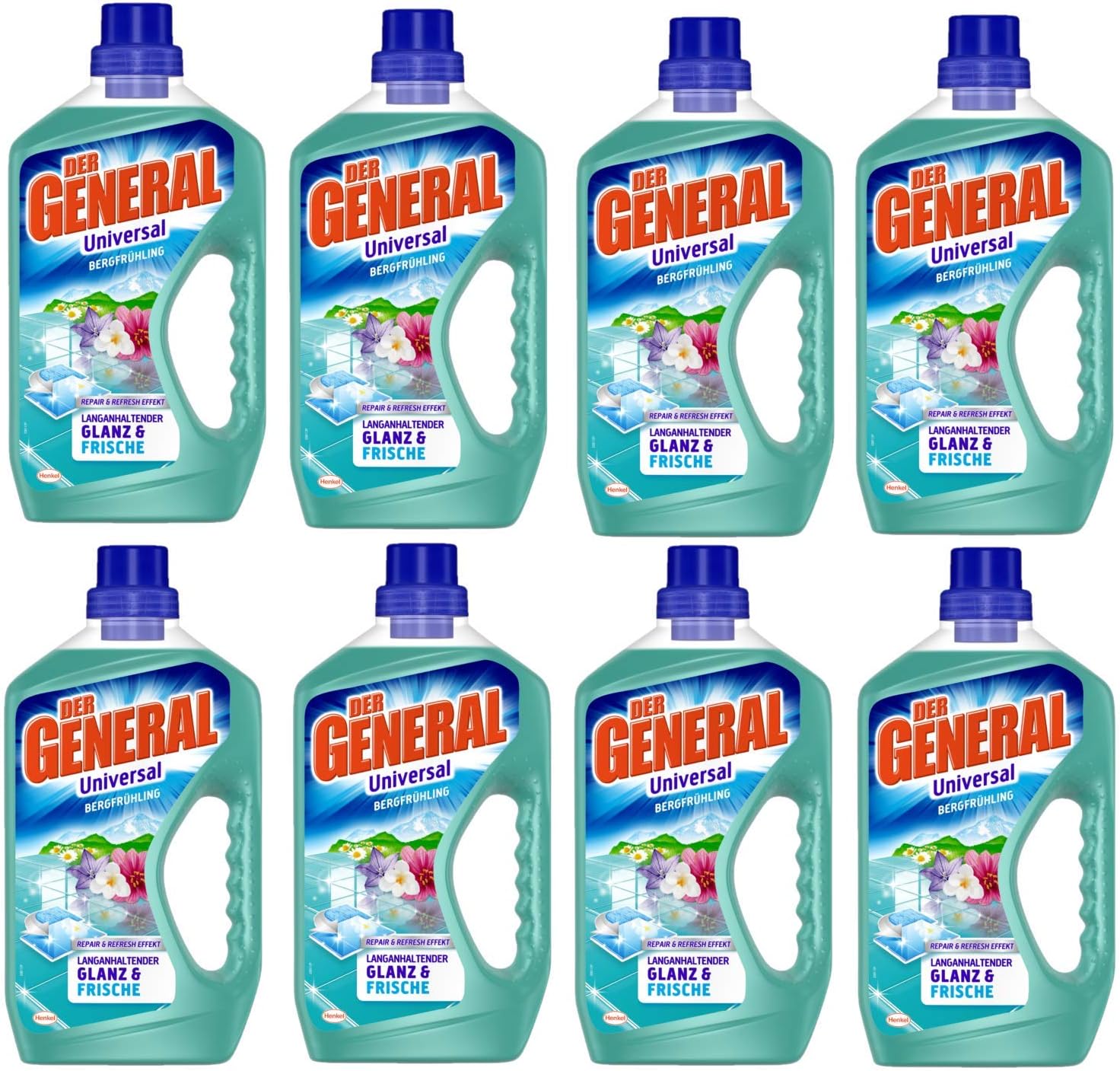 Der General Allzweckreiniger Bergfrühling, 8er Pack (8 x 750 ml ...