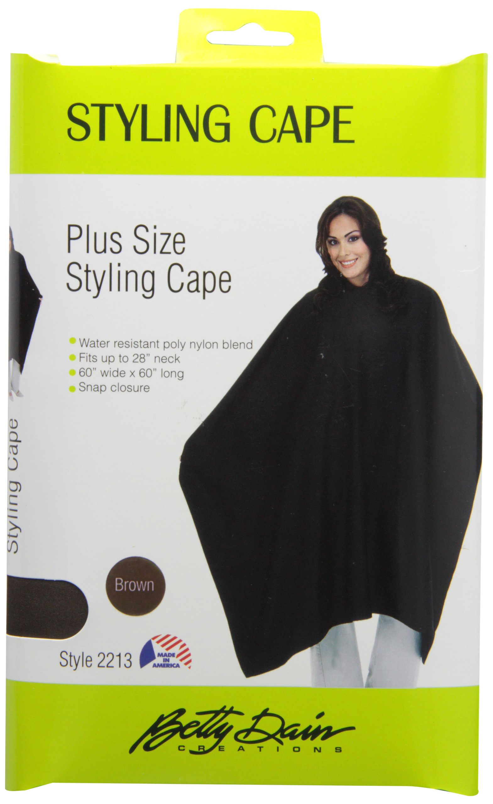 Amazon.com: Betty Dain A Size Above Plus Size Styling Cape with Snap ...