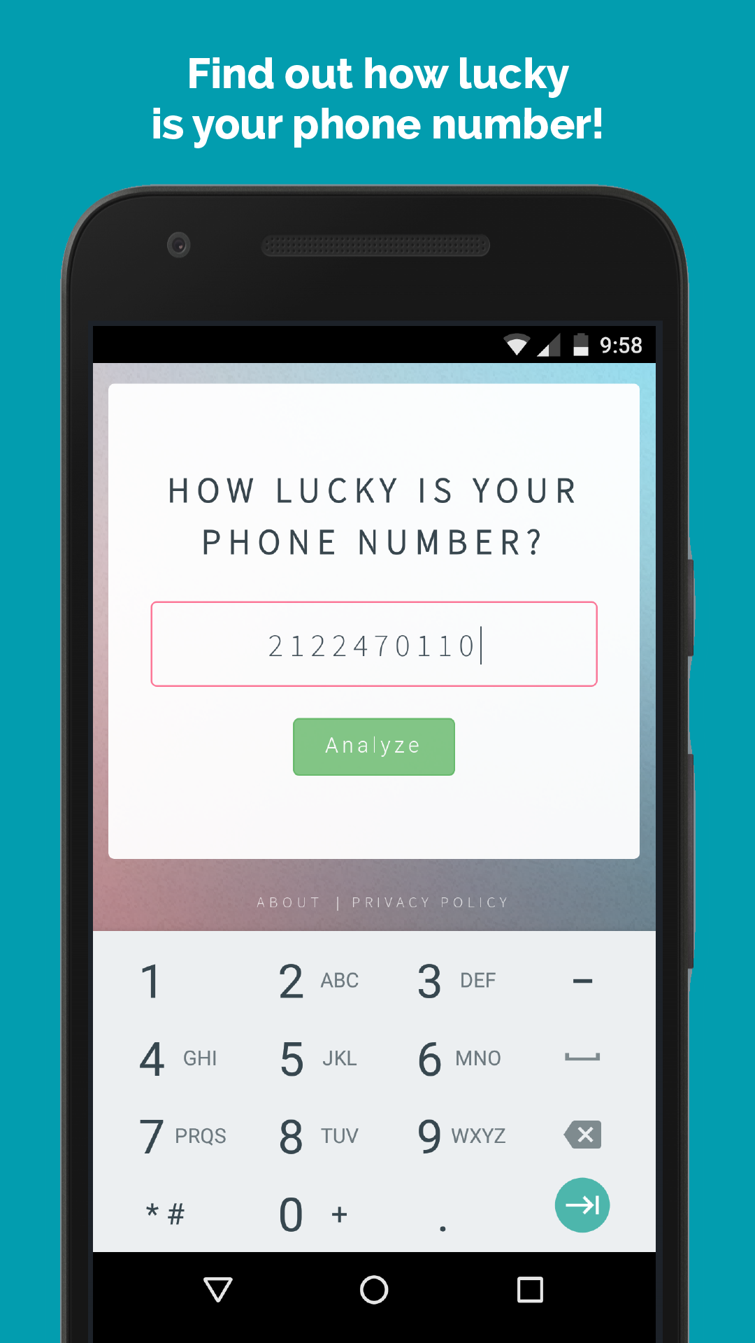 Lucky Phone Number:Amazon.co.uk:Appstore for Android