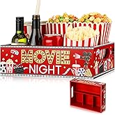 Amazon.com: Movie Night Supplies Snack Trays with Handles Reusable ...