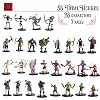 Monster Protectors 56 Fantasy Mini Figures - All Unique Designs - 1 ...