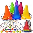 Amazon.com: ALETYBOX 3 in 1 Bean Bags for Tossing, Throwing Ball Game ...