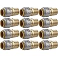 Amazon.com: SharkBite Max 1/2 Inch MNPT Adapter, Pack of 12, Push-to ...