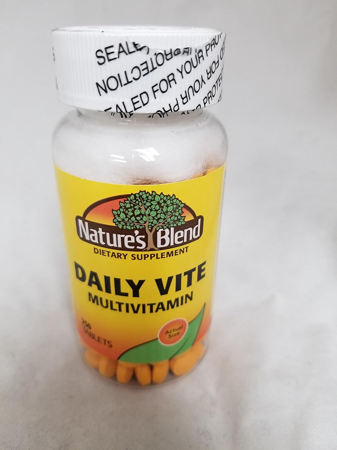 Amazon.com: Nature's Blend Daily Vite Multivitamin, 250 Tablets Per ...