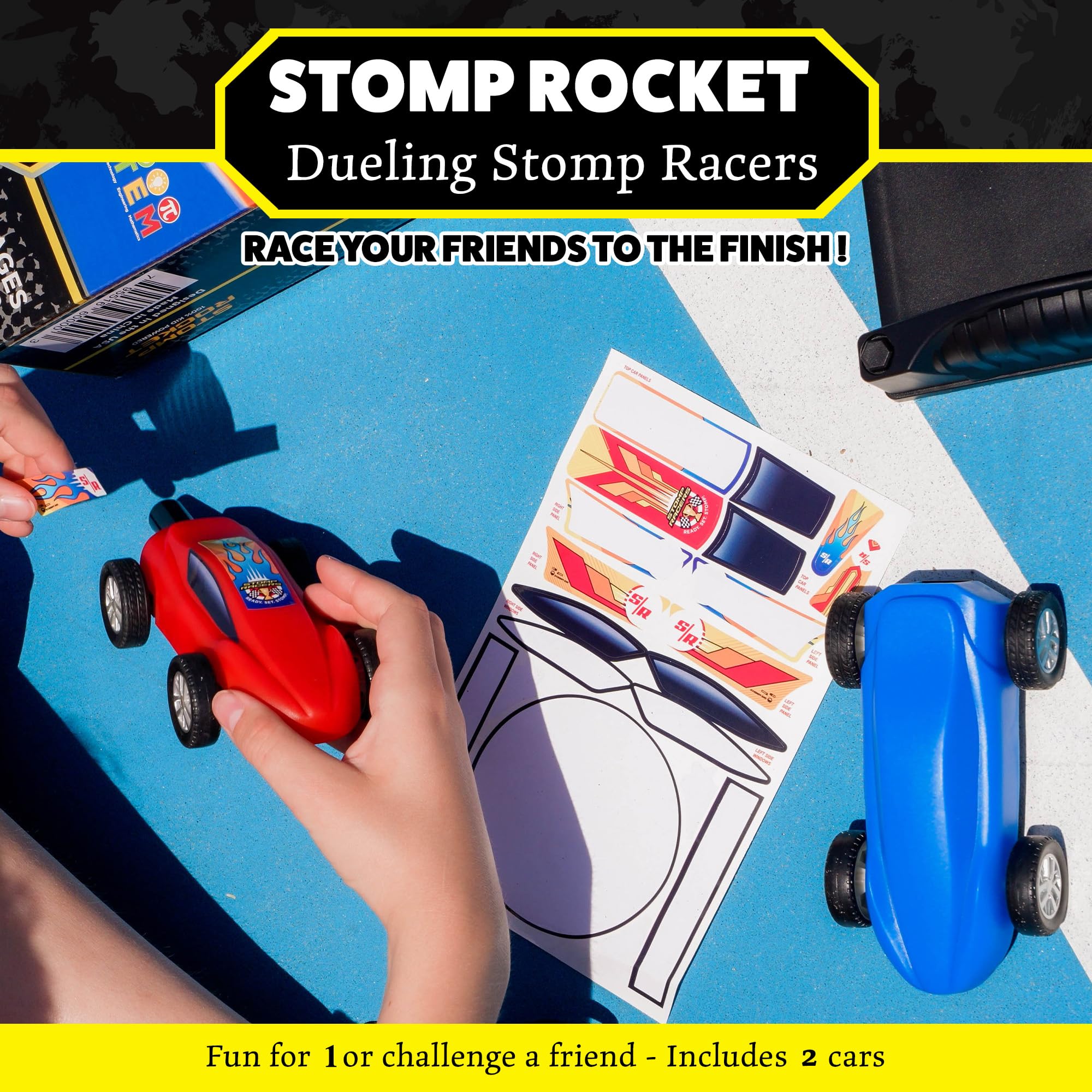 Mua Stomp Racers Air Powered Race Cars by Stomp Rocket, 2 Car Racer ...