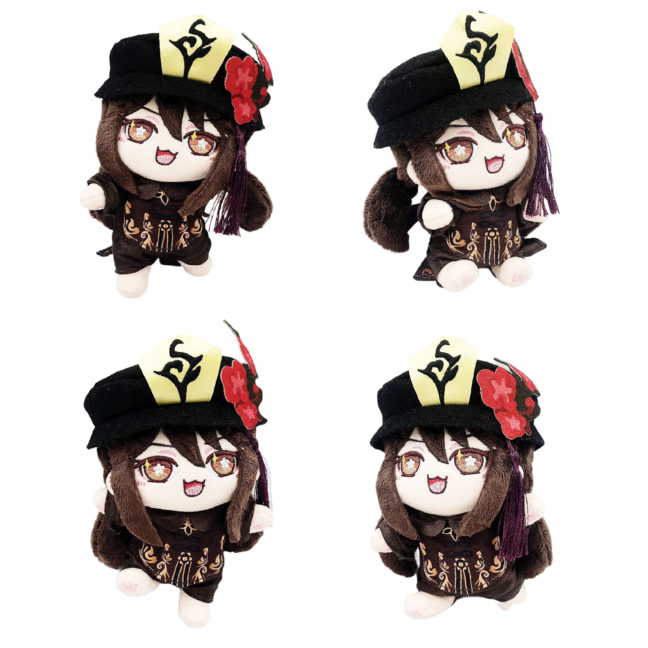 Mua uoozii Hu Tao Genshin Impact Plush Poseable Figure 23cm/9" Cosplay ...