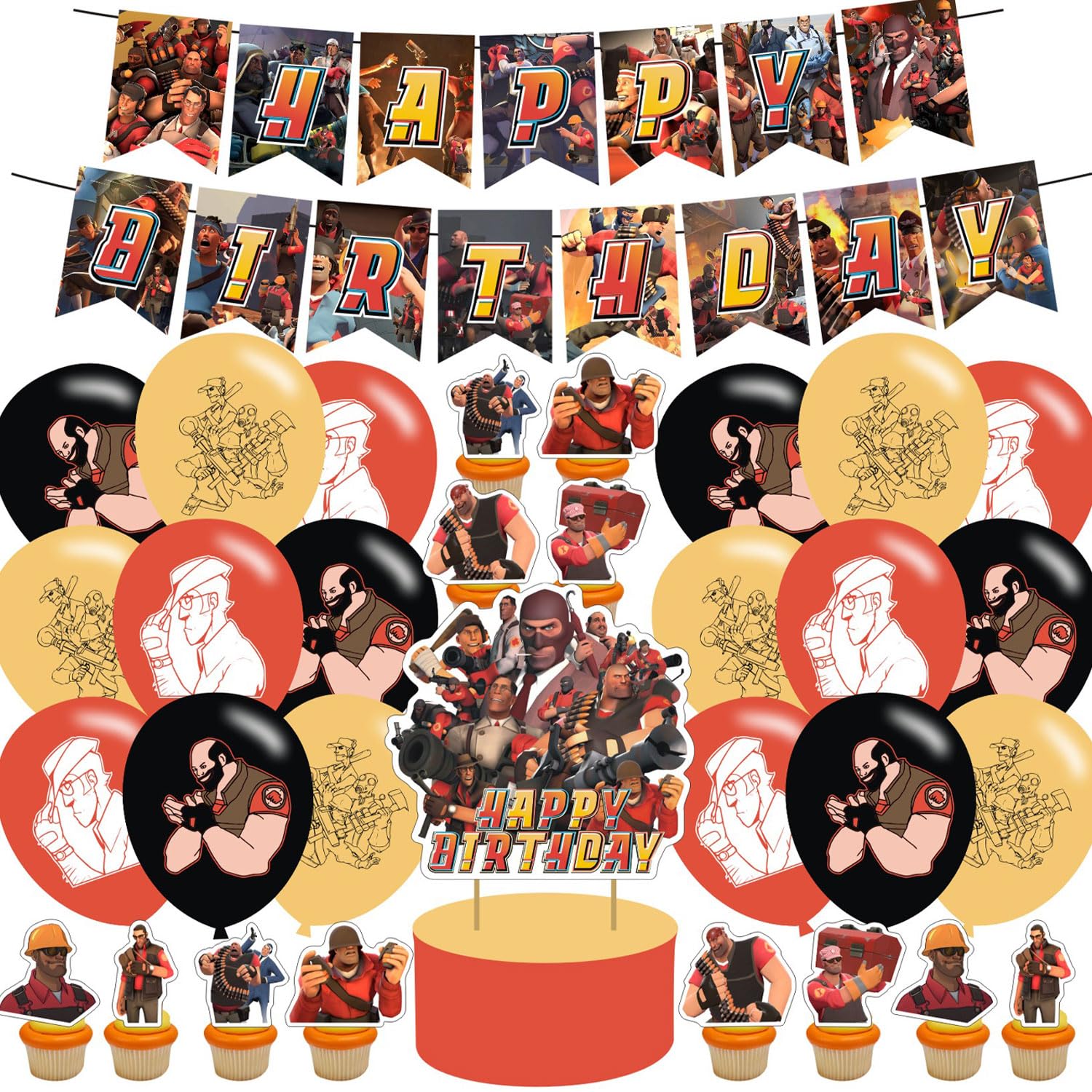 Mua Team Fortress 2 Party Decorations,Birthday Party Supplies For Team ...
