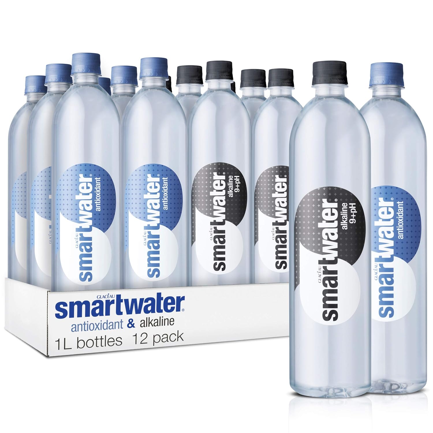 Amazon.com : Smartwater Sparkling Smartwater Alkaline & Antioxidant ...