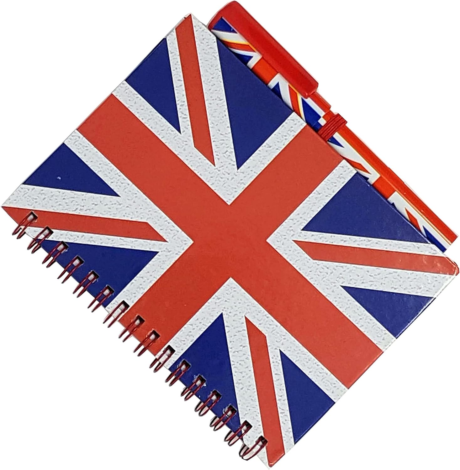 Union Jack Notebook and Matching Pen - Medium A6 Size/London Souvenir ...