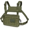 WYNEX Tactical Chest Rig Bag of Laser Cut Design, Molle Chest Pouch ...