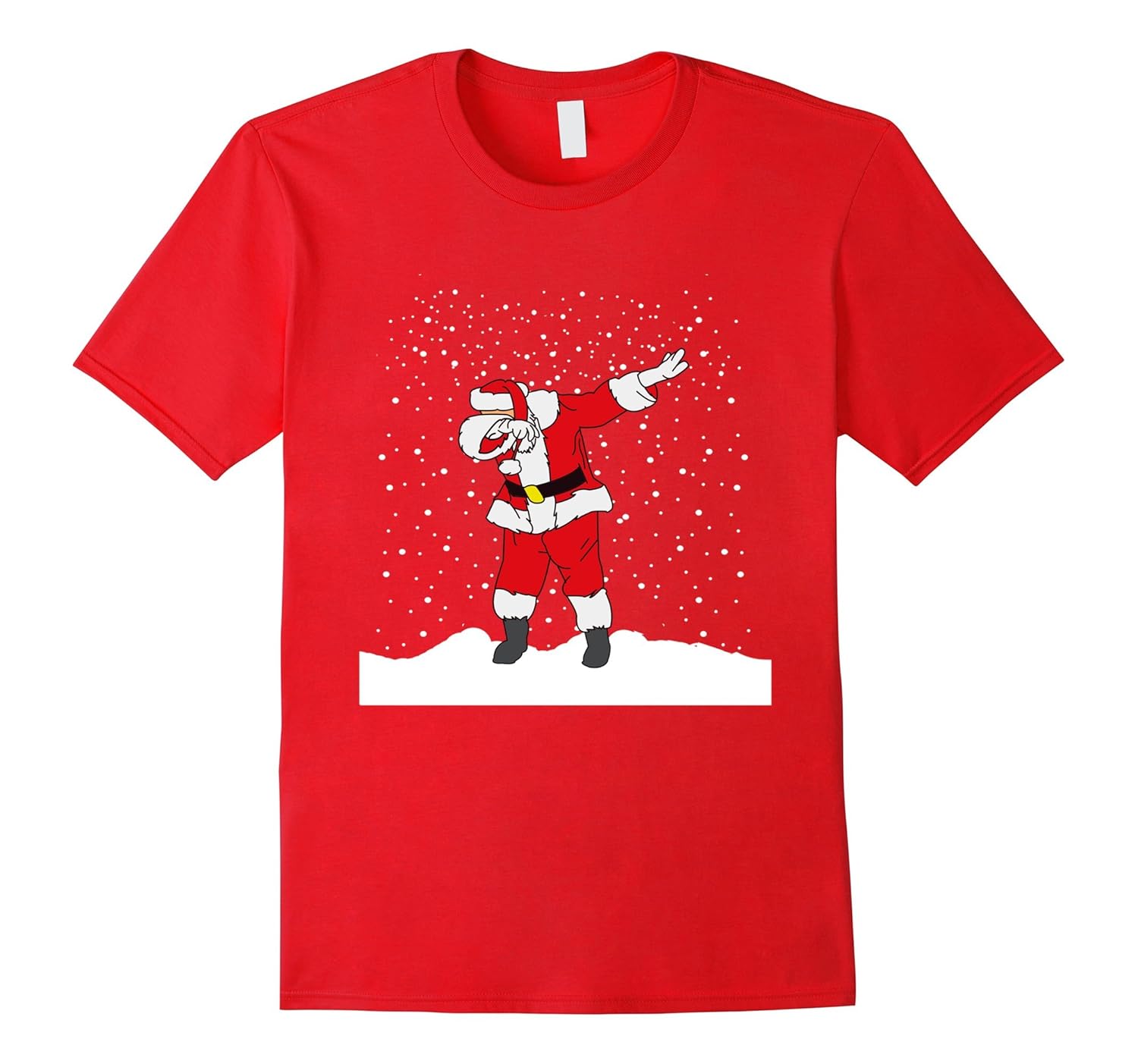 Santa Dabbing Through the Snow T-Shirt Gift for Christmas