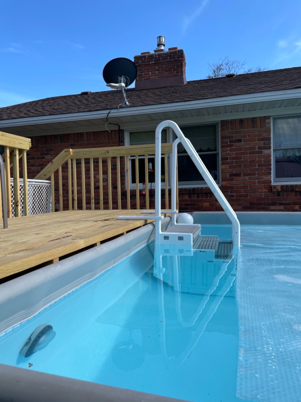 $50/mo - Finance Confer Plastics Access Pool Step 1 (White with Grey ...