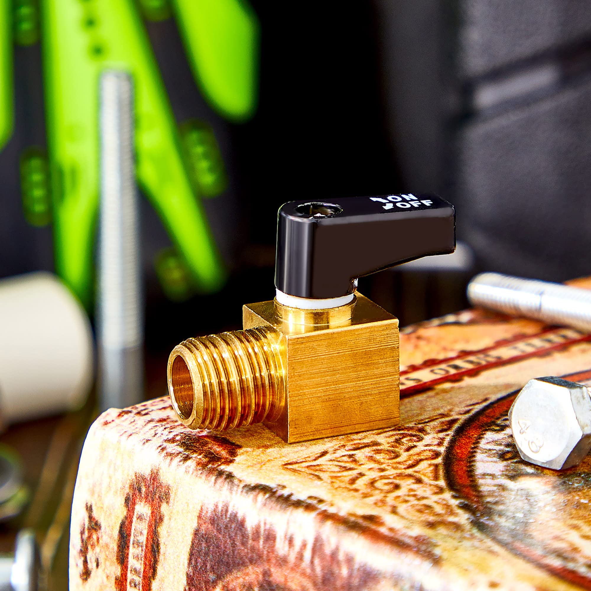 Mua Tondiamo Air Compressor Valve, Metal Ball Type Drain Valve Brass ...