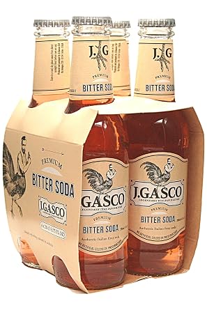 Amazon.com : J.Gasco, Legendary Italian Bitter Soda (4 Bottles ...