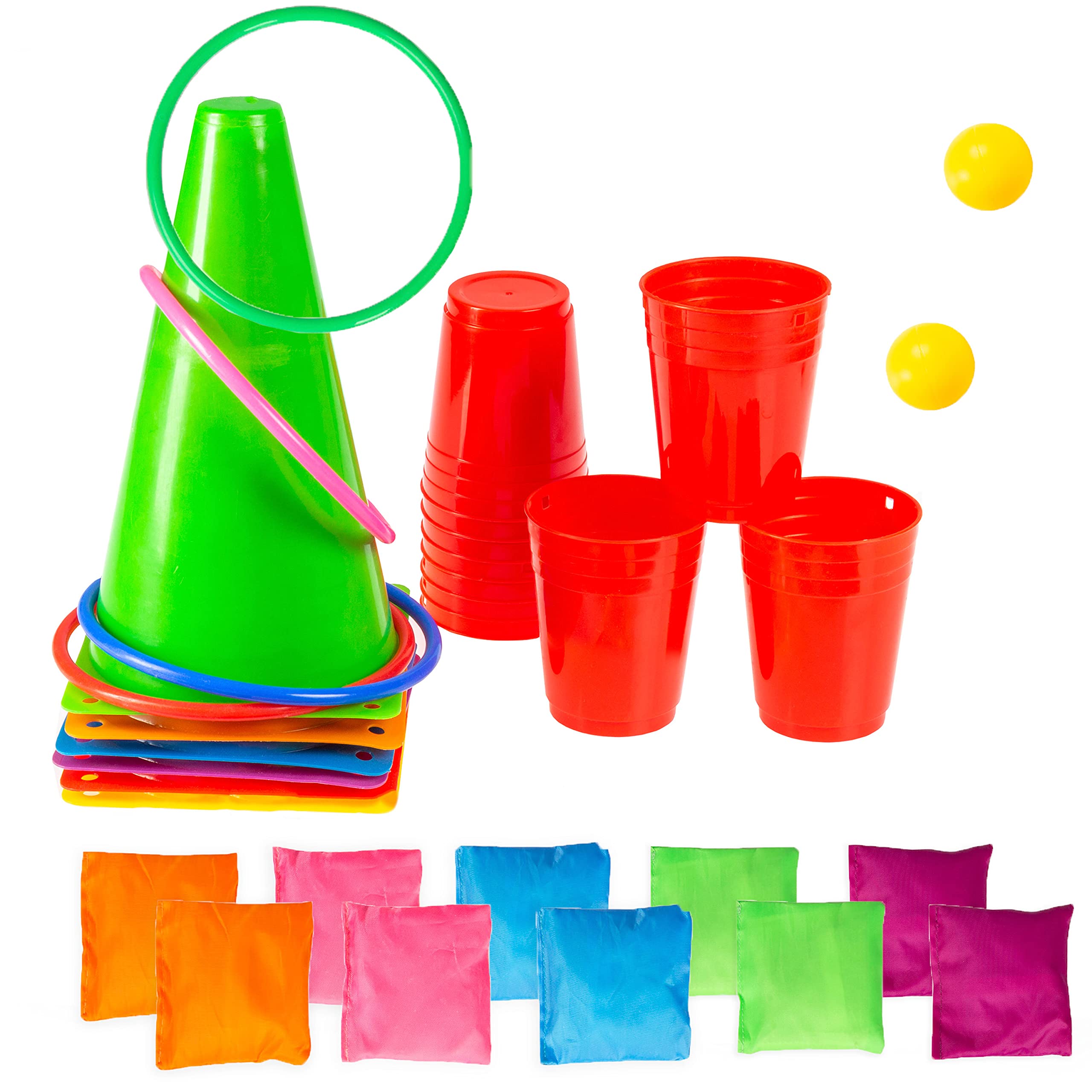 Mua Play Platoon 38 Piece Carnival Games for Kids - Indoor Obstacle ...