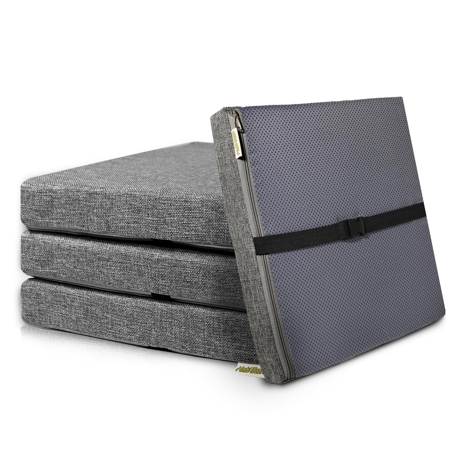 M Mute Touch 4PCS Linen Soft Foam Seat Cushion | 16x16x2 Inches Bar ...