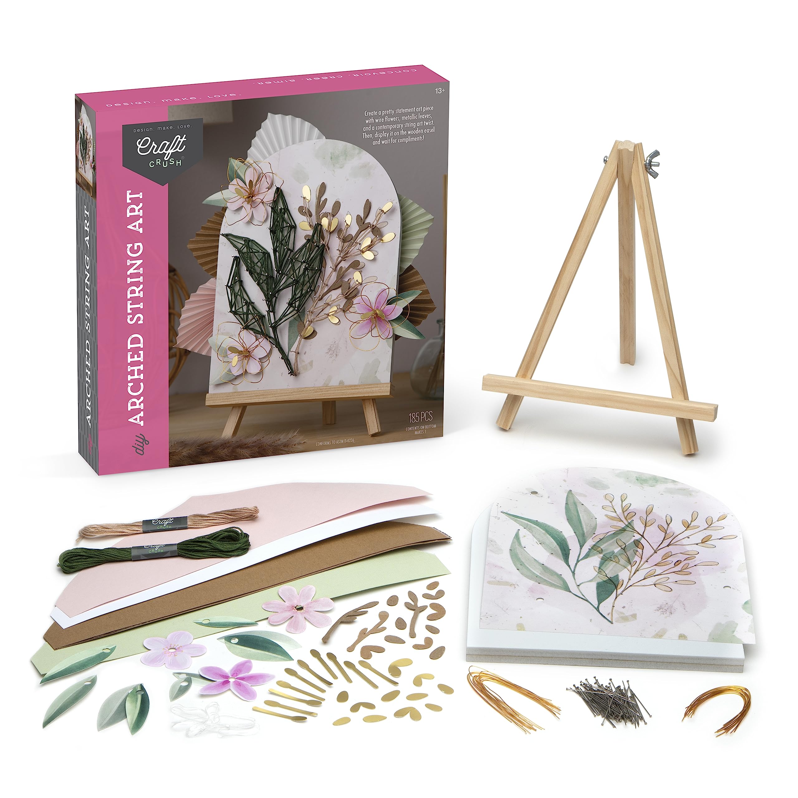 Mua DIY String Art Craft Kit - Floral Interior Design DIY Activity for ...