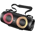 Amazon.com: iHome Bluetooth Speaker Boombox with FM Radio and Color Changing Lights, Portable ...
