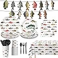 Amazon.com: 170PCS Fishing Birthday Party Decorations Gone Fishing ...