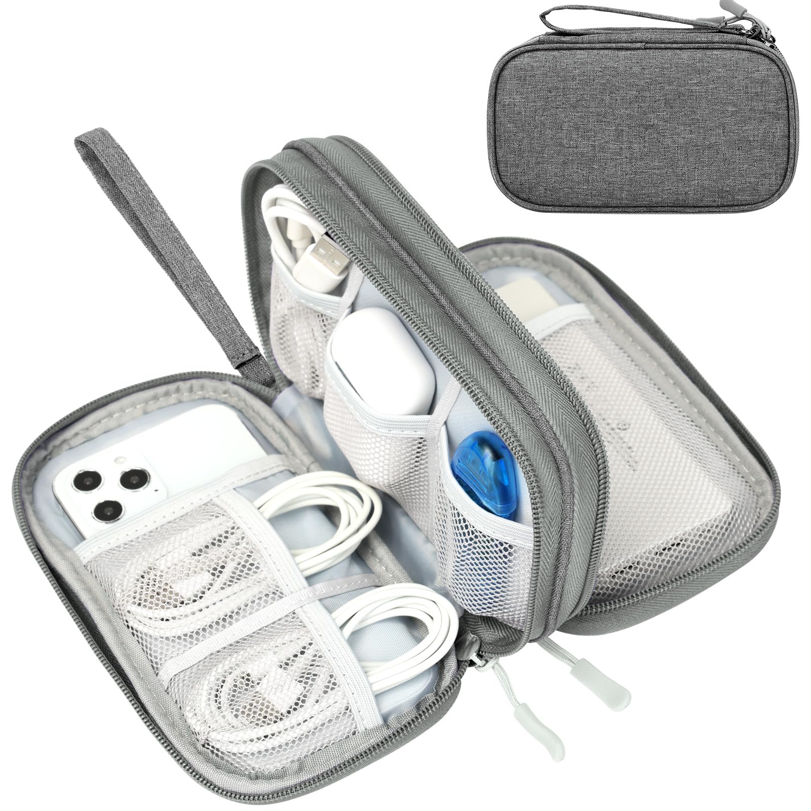 FYY Travel Cable Organizer Pouch Electronic Accessories Carry Case ...