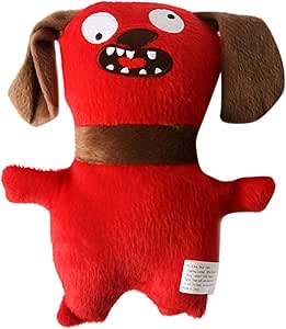 Pet Supplies : Pet Toys : DEI Plush Ugly Dog Toy, Red : Amazon.com