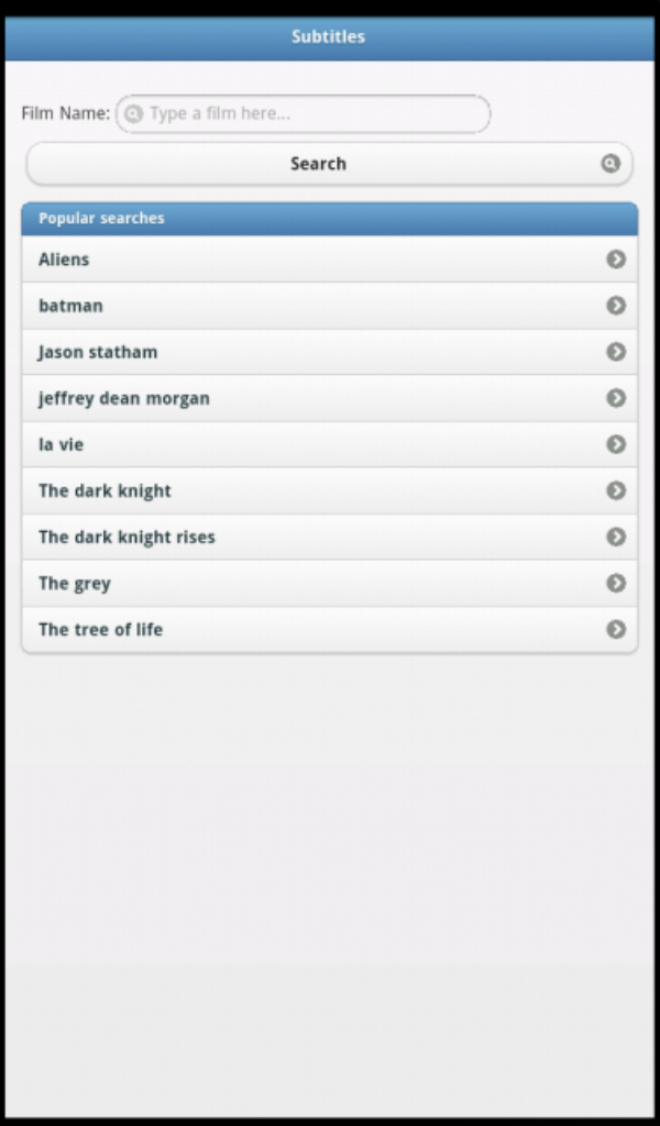 Open Subtitles:Amazon.com:Appstore for Android
