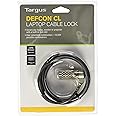 Amazon.com: Targus DEFCON T-Lock Resettable Combo Cable Lock for Laptop ...