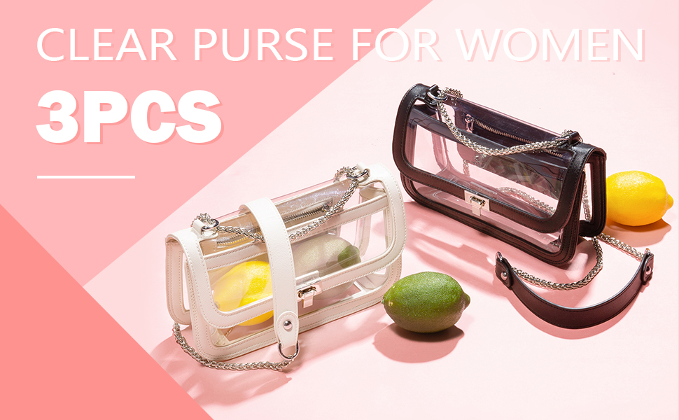 Watch Clear Purse Crossbody Bags Stadium Approved for Women on Amazon Live