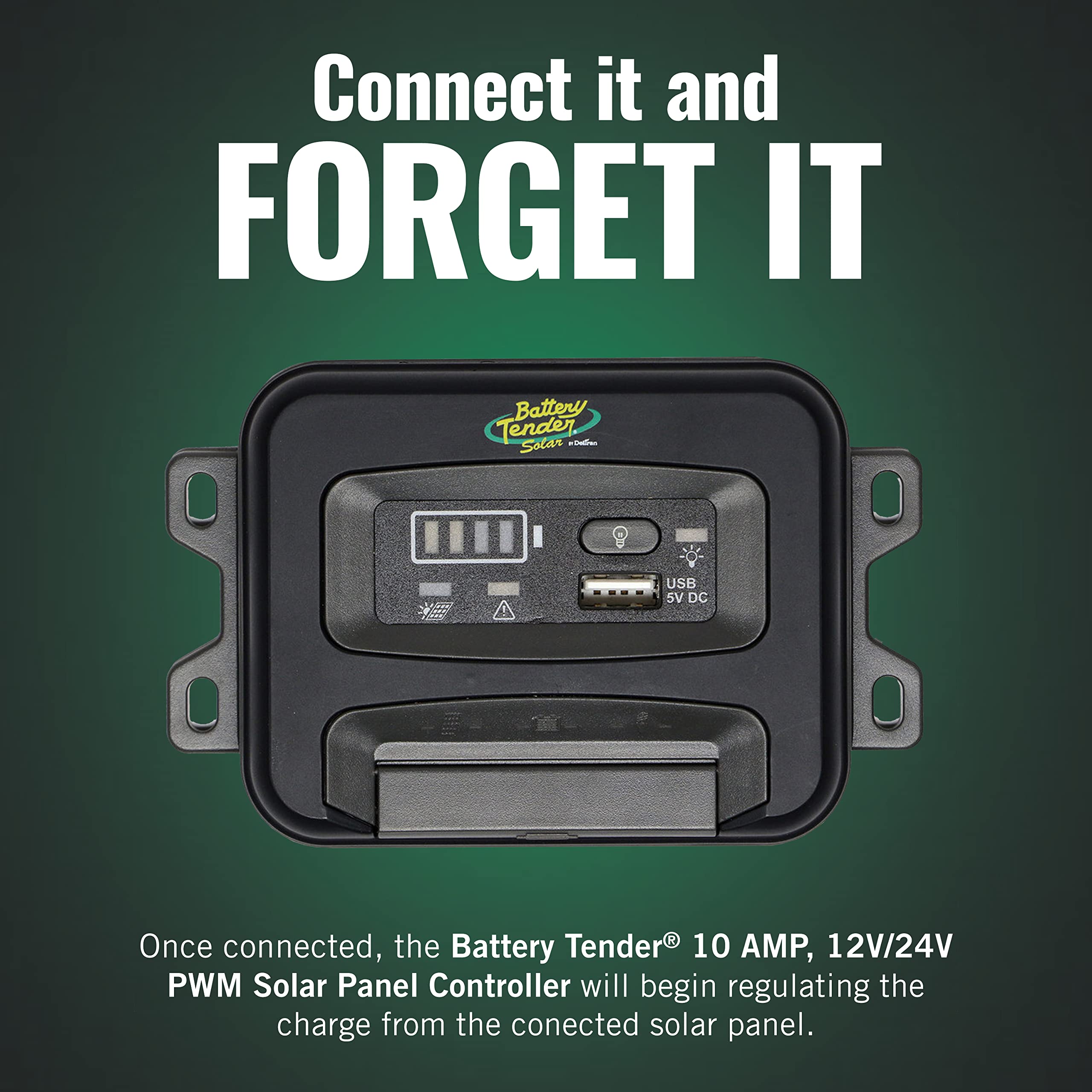 Mua Battery Tender 10 AMP Solar Panel Controller - 12V / 24V PWM - LED ...