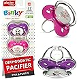Amazon.com : Playtex Baby Binky Orthodontic Pacifier with Snap-On Cover ...