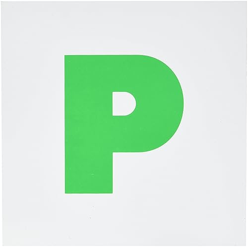 GREEN MAGNETIC NEW DRIVER 'P' PASS PLATES - NEW DRIVER ALERT: Amazon.co ...