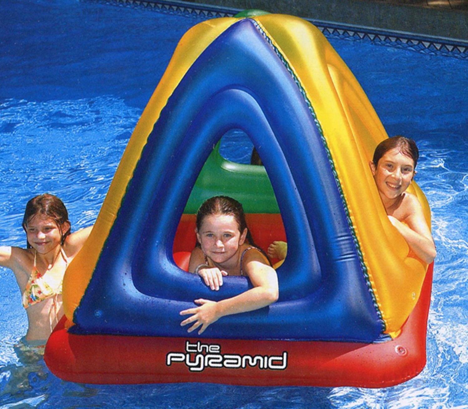 Amazon.com: 52" Inflatable Pyramid Habitat Raft for Swimming Pool or on ...