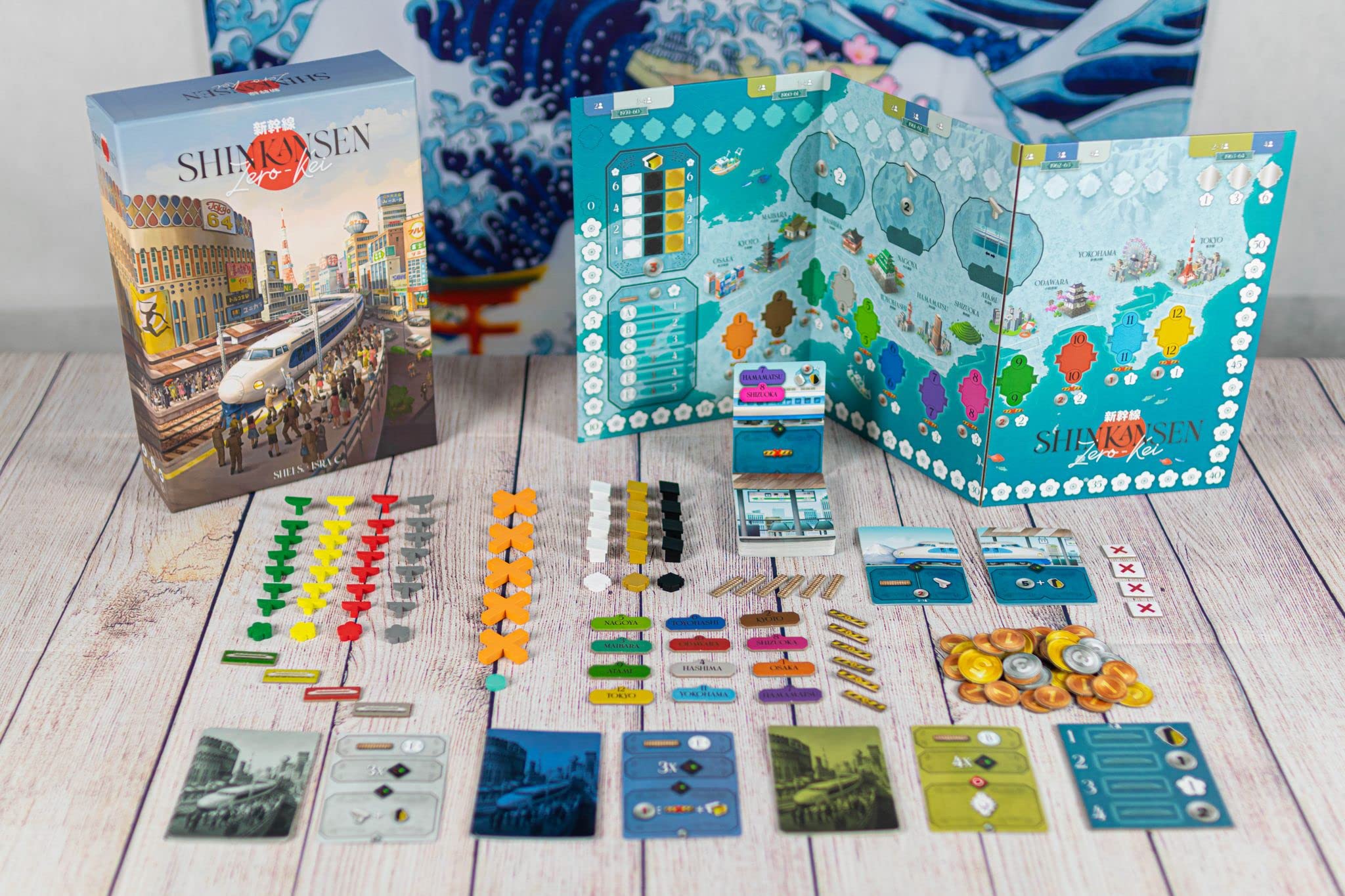 Mua Shinkansen Zero-Kei Board Game | Strategy Game | Train Route ...