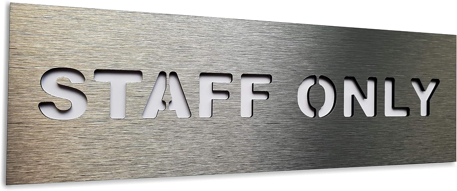 Authorized Personnel only Sign Office Door Decoration BSYDESIGN ...