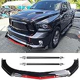 Amazon.com: DREAMOTOR Universal Car 4 PCS Front Bumper Lip + 2PCS 8"-11 ...