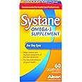Alcon Systane Omega-3 Supplement, Ocular Vitamin For Dry Eyes, 60 ...