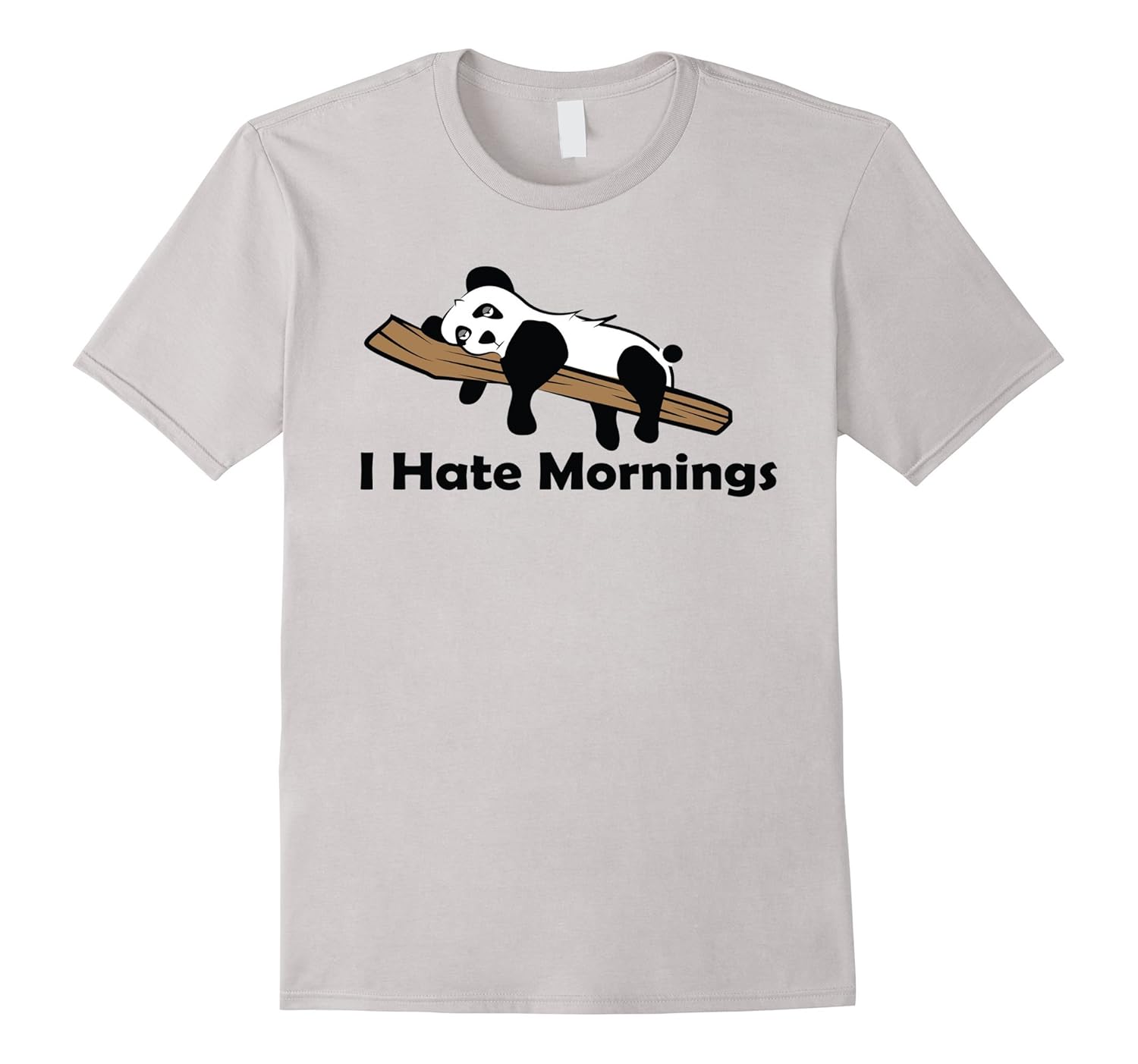 I Hate Mornings Cute Sleepy Panda Bear T-Shirt-4LVS – 4loveshirt