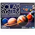 Amazon.com: 4M 3D Glow-in-the-Dark Solar System Mobile Making Kit - DIY ...