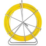 VEVOR Fish Tape Fiberglass 6MM Duct Rodder Fish Tape Continuous ...