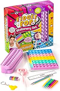 Amazon.com: Original Stationery Fidget Pop Stationery Set, Ultimate Pop ...