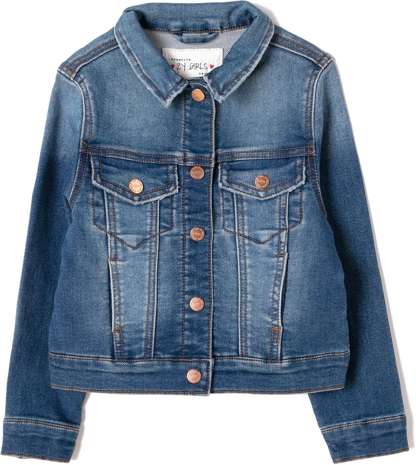 ZIPPY Cazadora Vaquera ZY Chaqueta para Niñas: Amazon.es: Ropa y accesorios