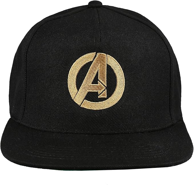 Marvel Men's Avengers Logo Baseball Cap, Black (Black Blk), One (Size ...