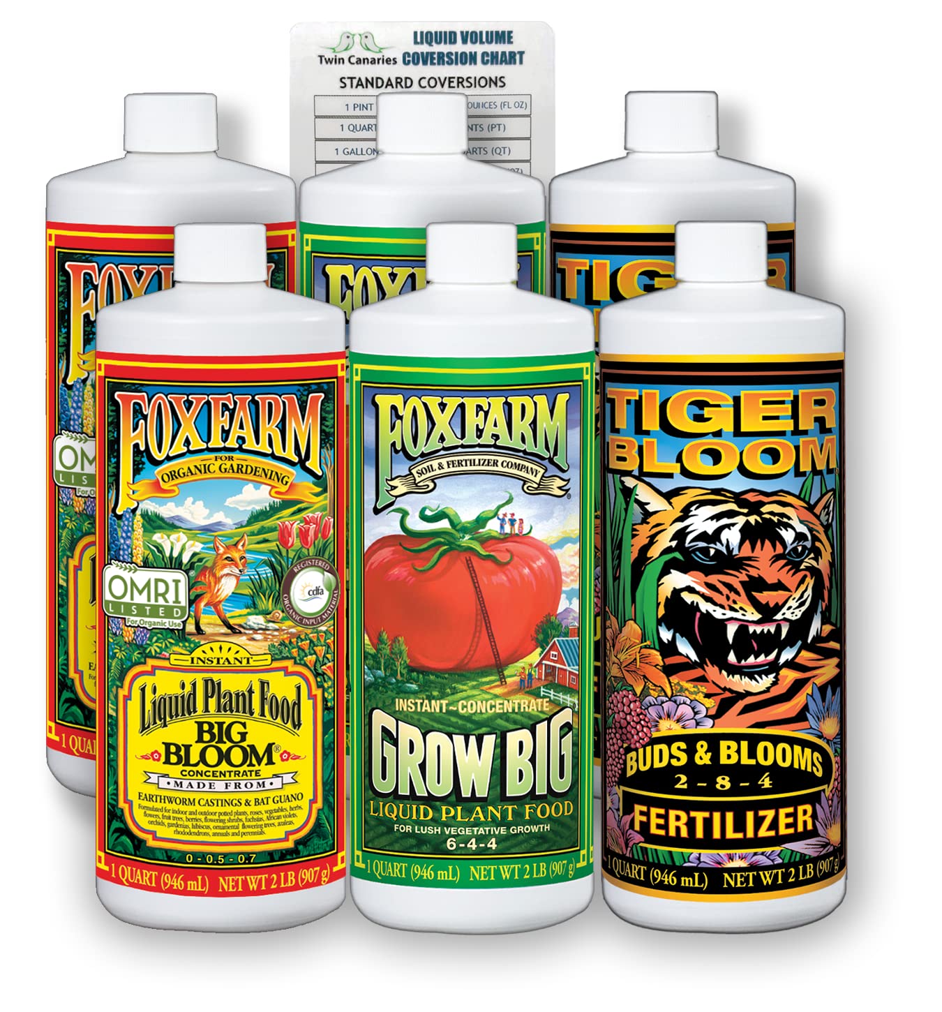 Mua Fox Farm Fertilizer Soil Trio Liquid Nutrient: Tiger Bloom, Grow ...
