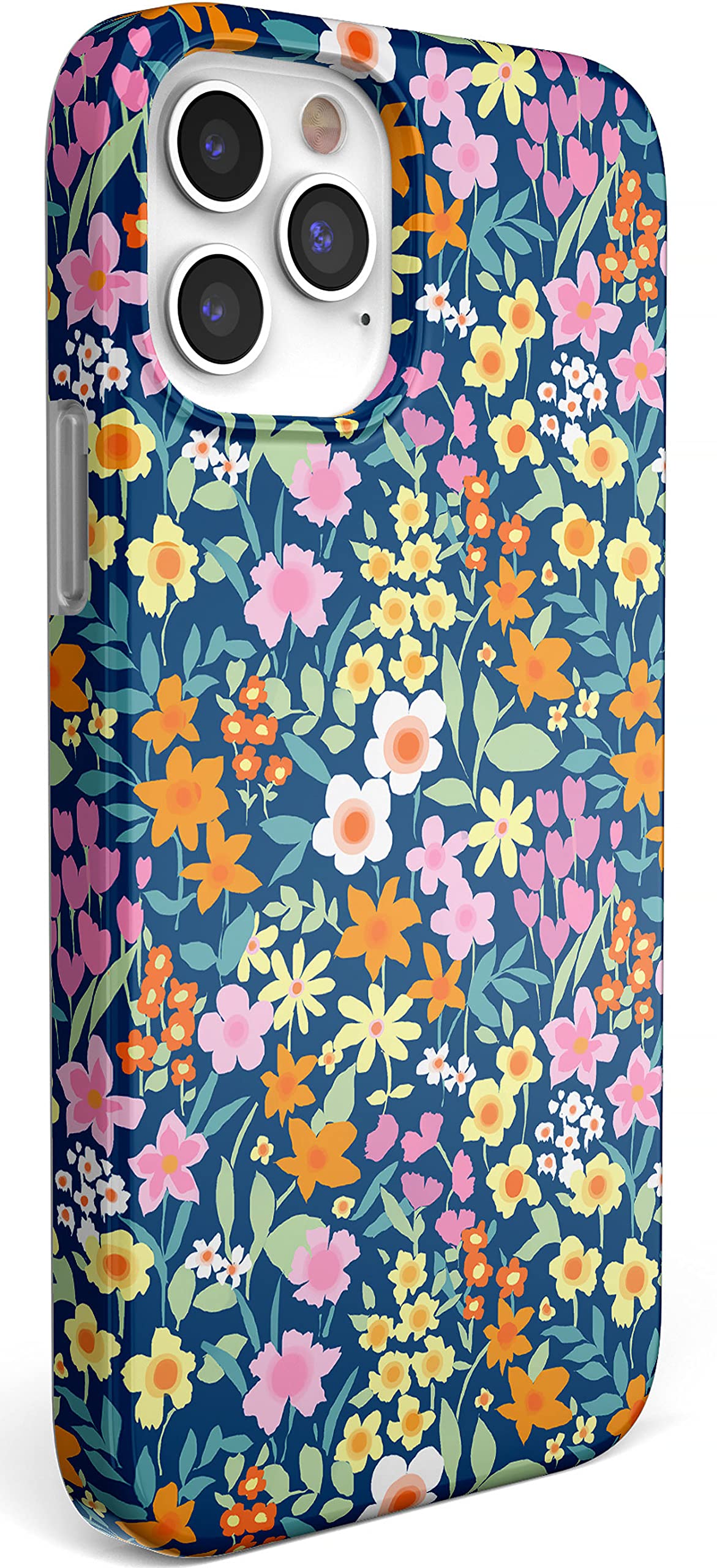 Mua Casely iPhone 13 Case | Compatible with MagSafe | Full Bloom | Navy Floral Case trên Amazon ...