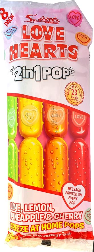 Love Hearts 2 in 1 Pop 8pk x 20 Bags: Amazon.co.uk: Grocery