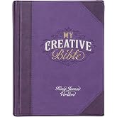 KJV Holy Bible, My Creative Bible, Faux Leather Flexcover - Ribbon ...