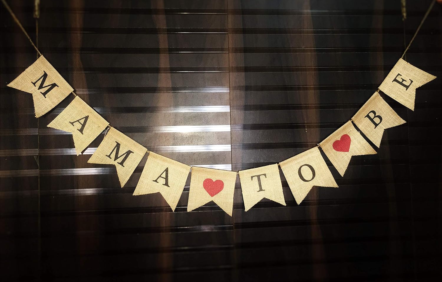 Mama To Be Banner, Baby shower decor, Pregnancy announcement, Mother's ...