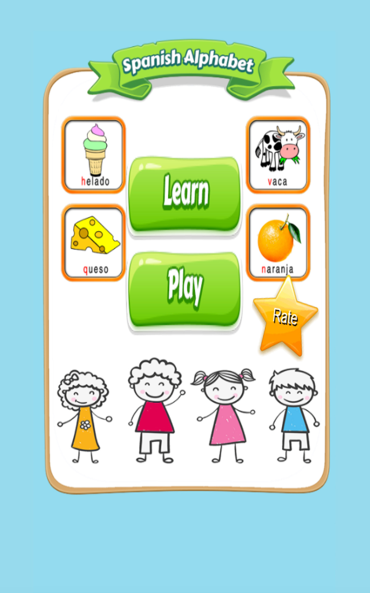 Learn Spanish Alphabet for Kids:Amazon.com:Appstore for Android